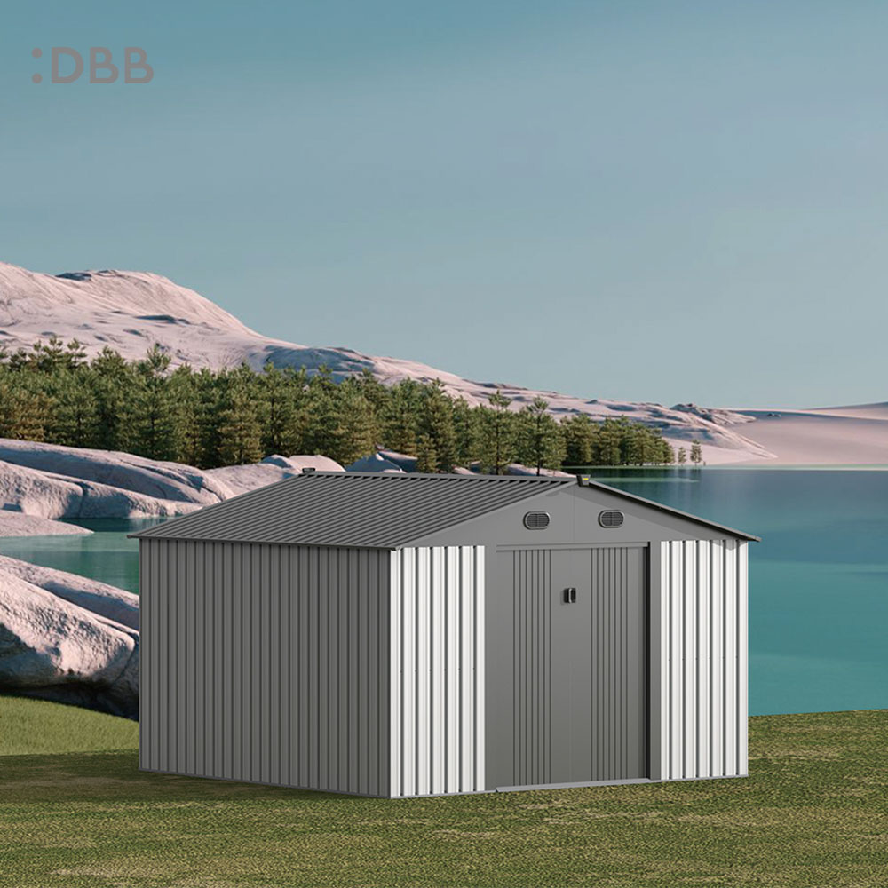DBB Brand Metal Outdoor Storage Shed, Your Outdoor Helper - DiBiBi Garden