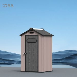 4' X 6' Plastic Shed With Floor Outdoor Storage Apex Garden Storage ...