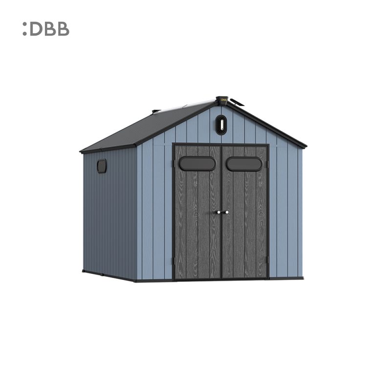 8' X 4' Resin Outdoor Storage Shed With Floor For Patio Furniture And ...