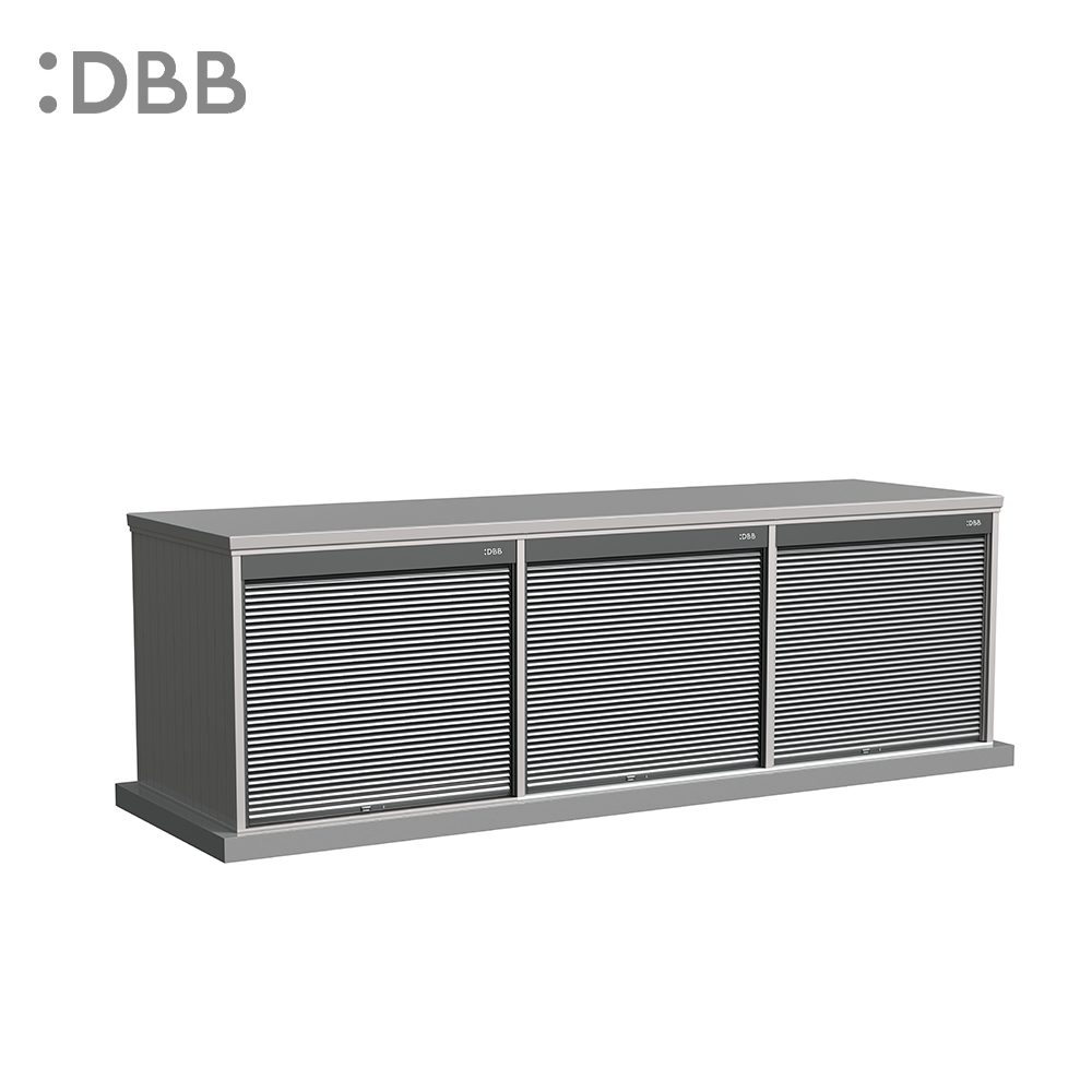 Multiple Unit Medium Storage Shed （Rolling Shutter Door） - DiBiBi Garden