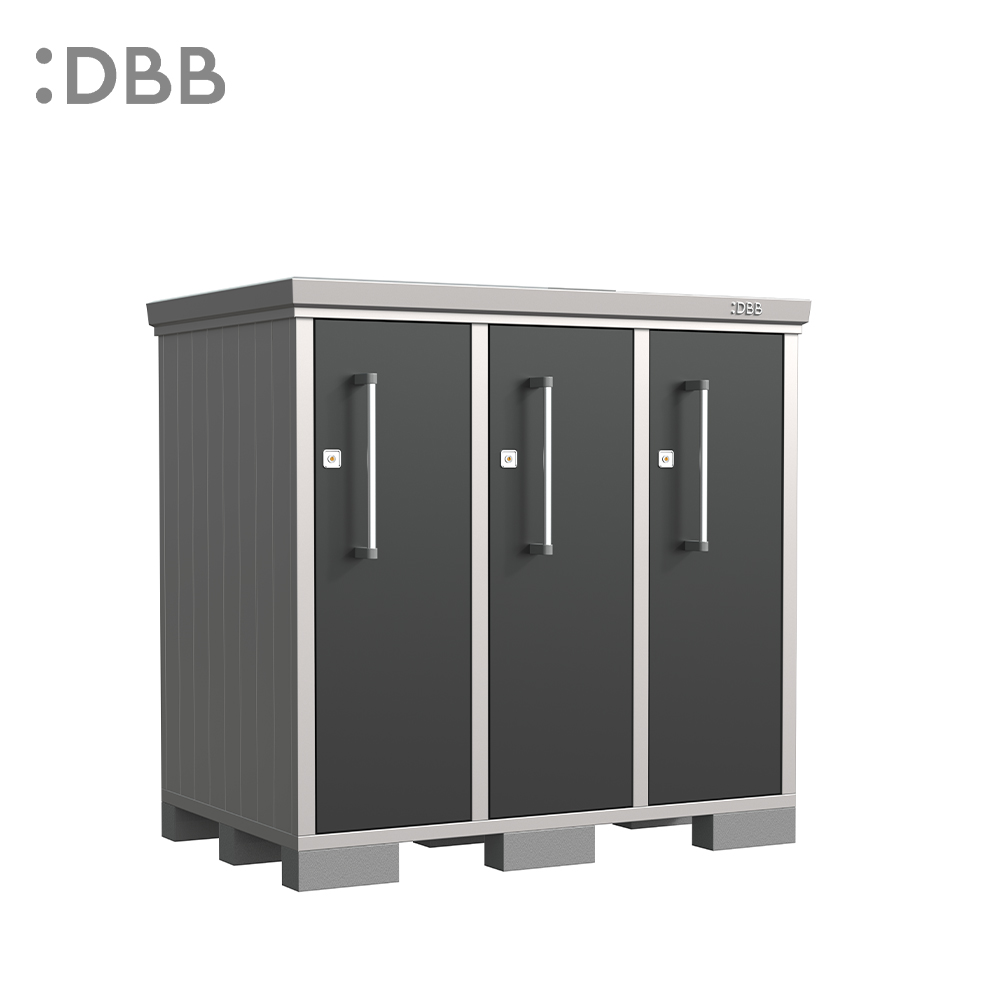 Multiple Unit Storage Shed - DiBiBi Garden